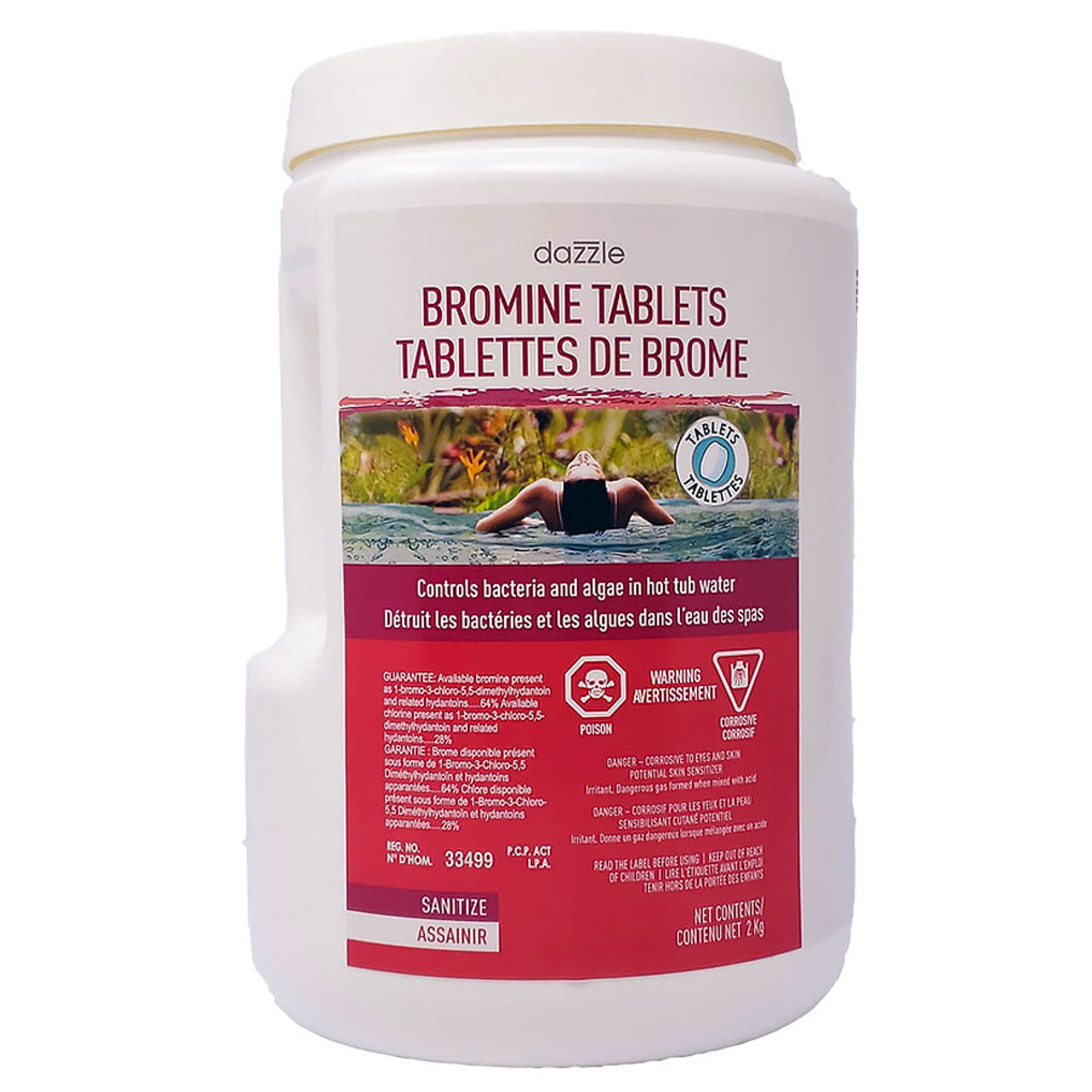 Dazzle Bromine Tablets For Hot Tubs 2kg – Pool & Hot Tub Depot
