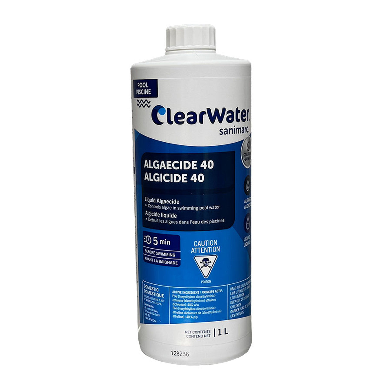 ClearWater Algaecide 40 - 1L – Pool & Hot Tub Depot