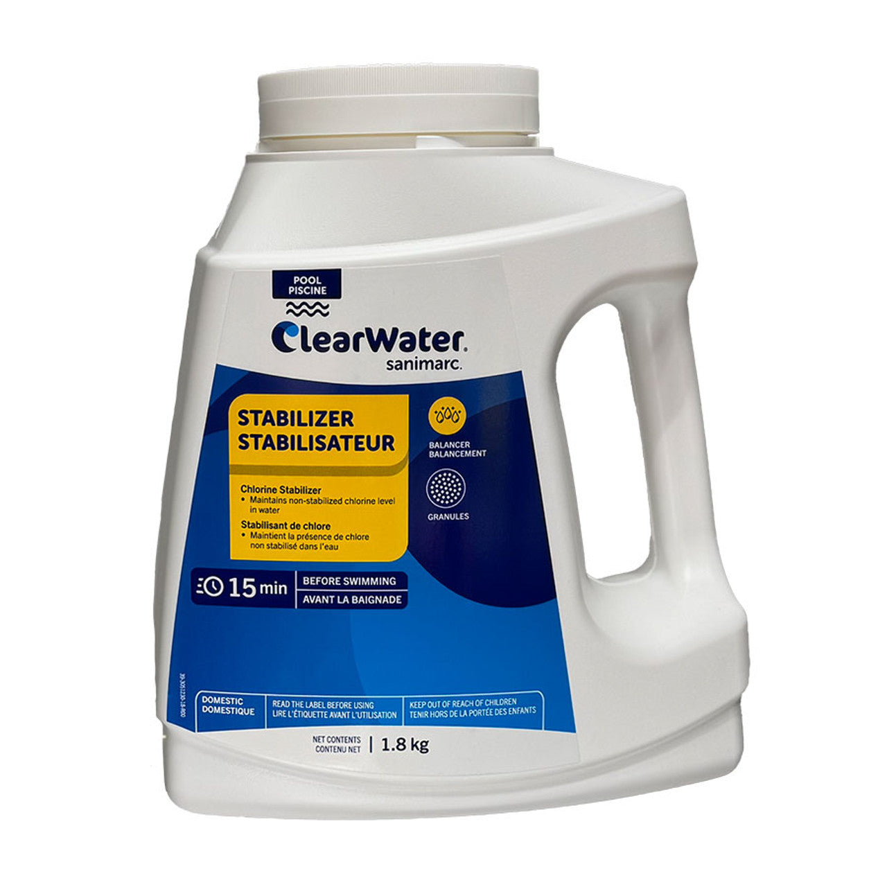 Clearwater Pool Stabilizer - 1.8kg – Pool & Hot Tub Depot