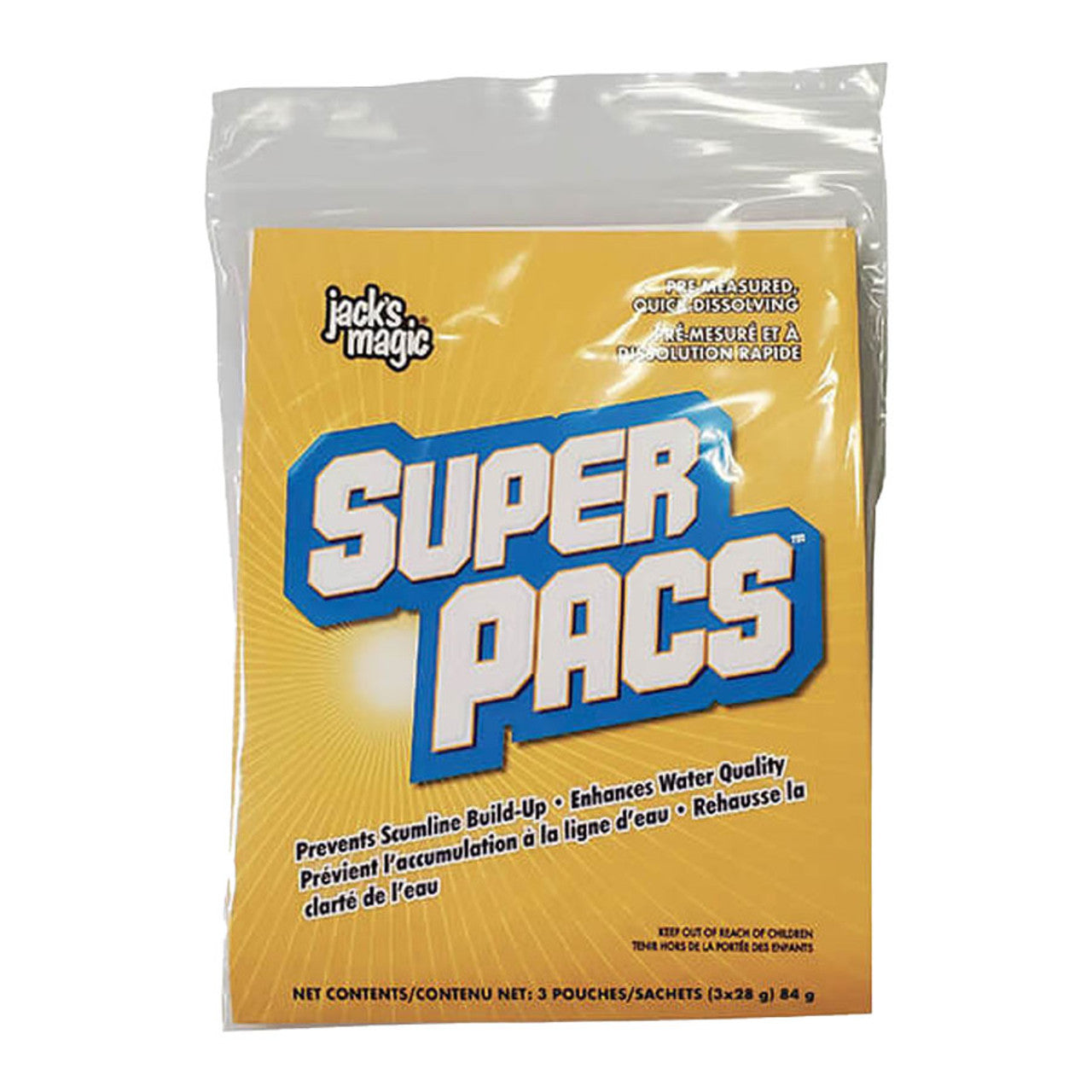 Jacks Magic Super Pacs - 84g – Pool & Hot Tub Depot